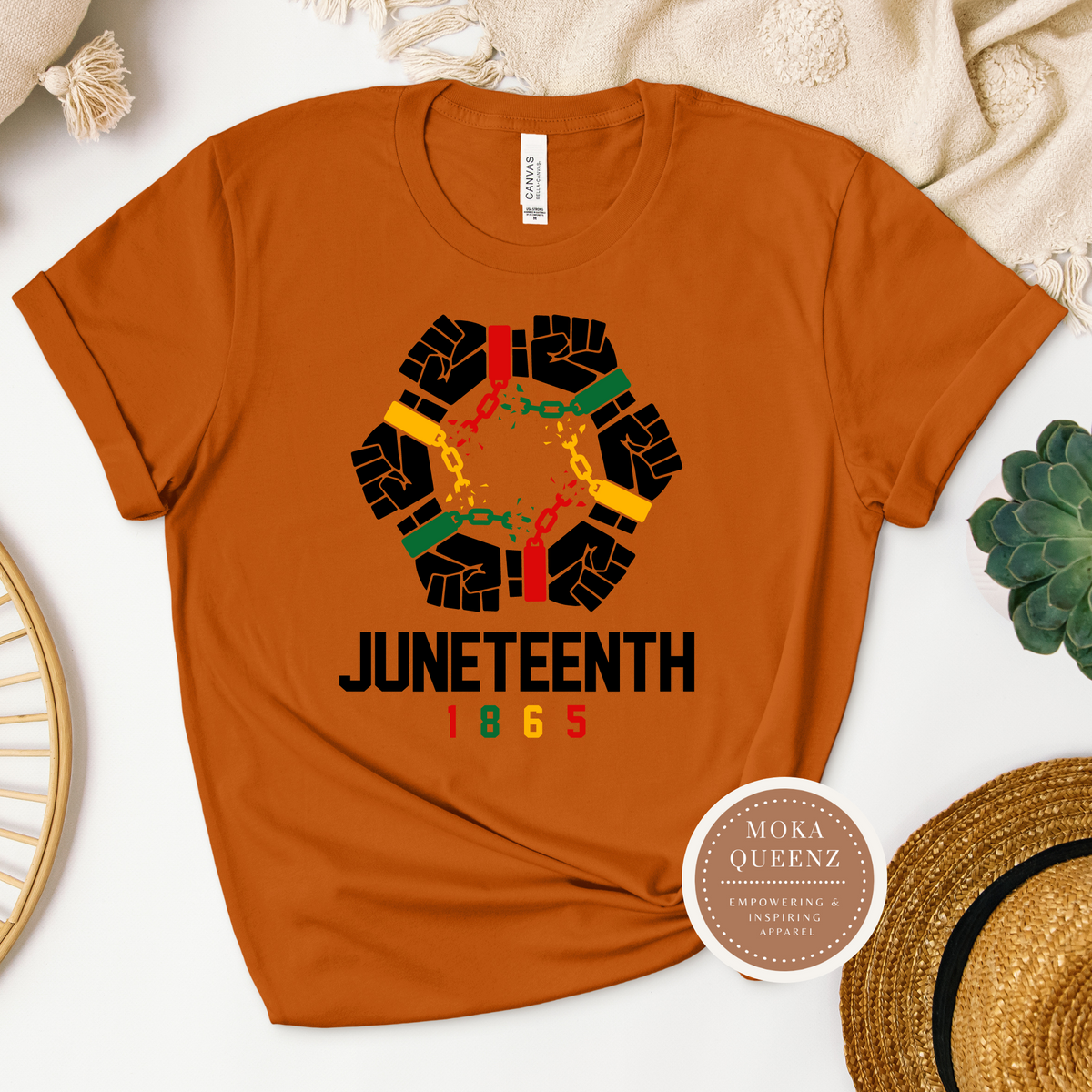 Juneteenth Breaking Chains Shirt | MoKa Queenz Apparel – Mo-Ka Queenz ...