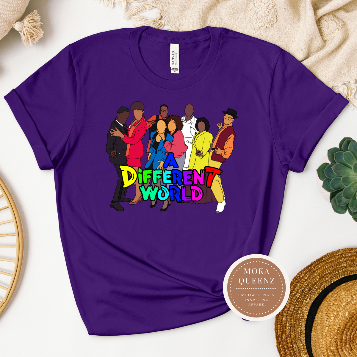 A Different World T Shirt | Retro 90's Tee | MoKa Queenz Apparel – Mo ...