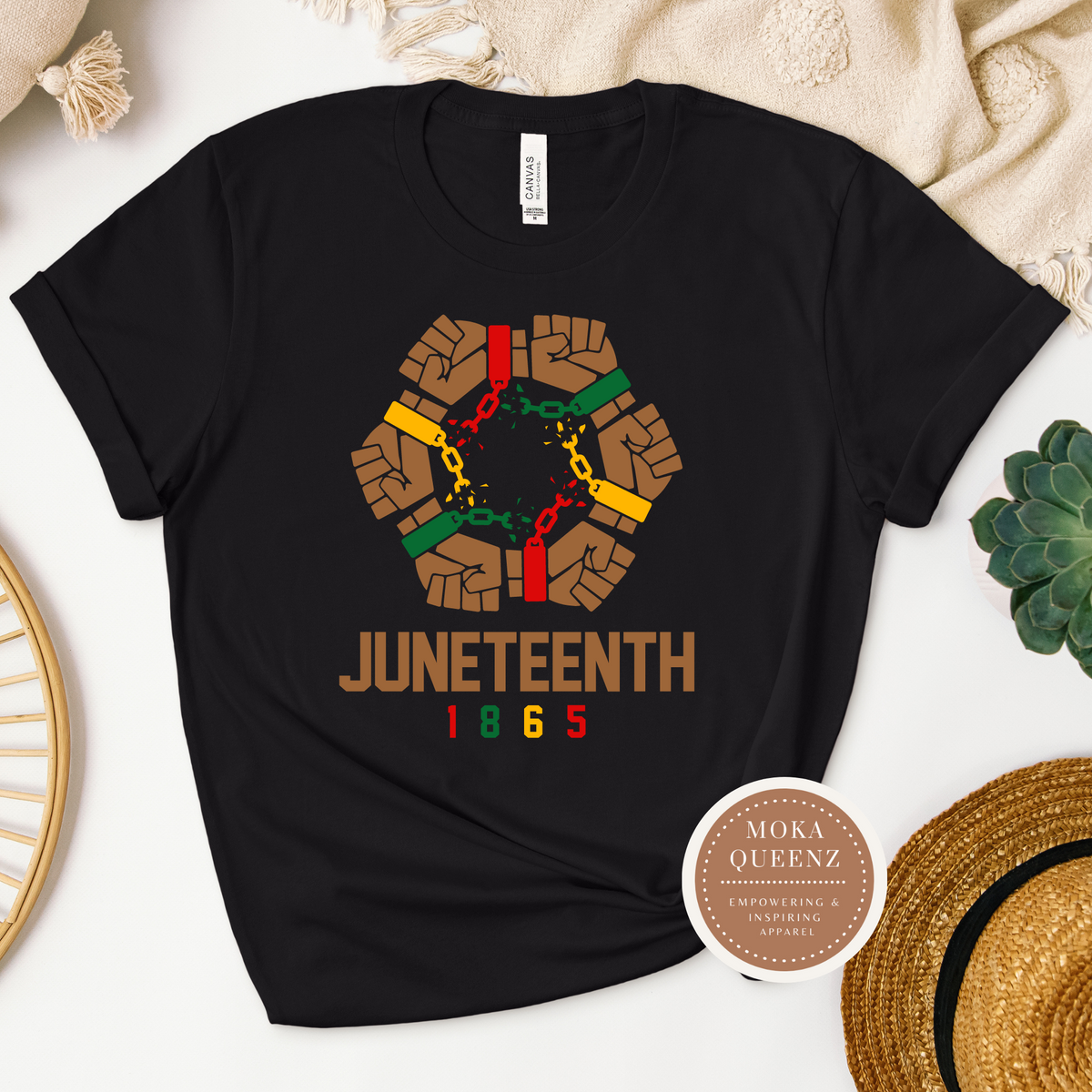 Juneteenth Breaking Chains Shirt | MoKa Queenz Apparel – Mo-Ka Queenz ...