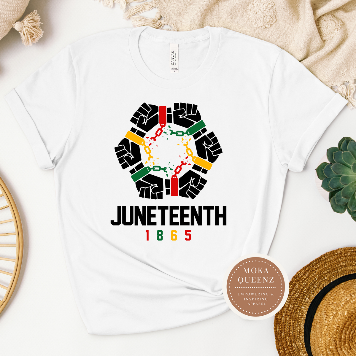 Juneteenth Breaking Chains Shirt | MoKa Queenz Apparel – Mo-Ka Queenz ...